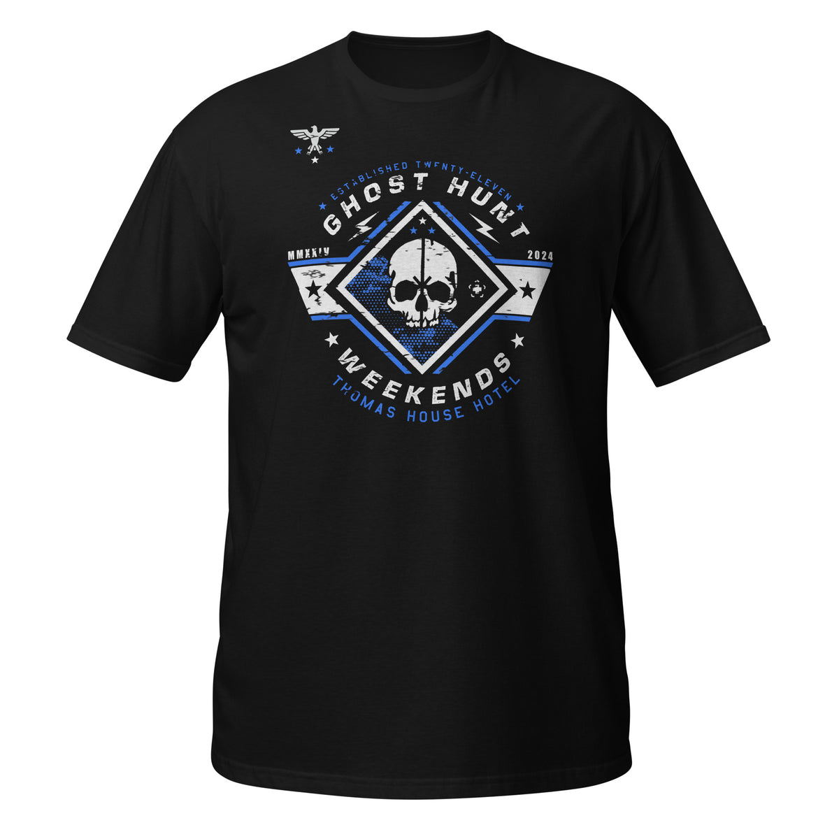 Thomas House Hexagon Camo Blue – Ghost Hunt Weekends Store