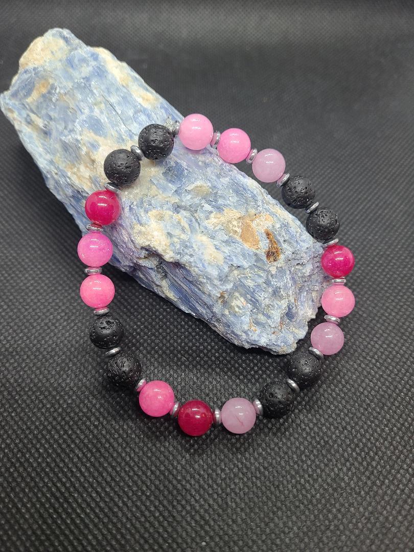 Jade and Lava Stone Bracelet – Ghost Hunt Weekends Store