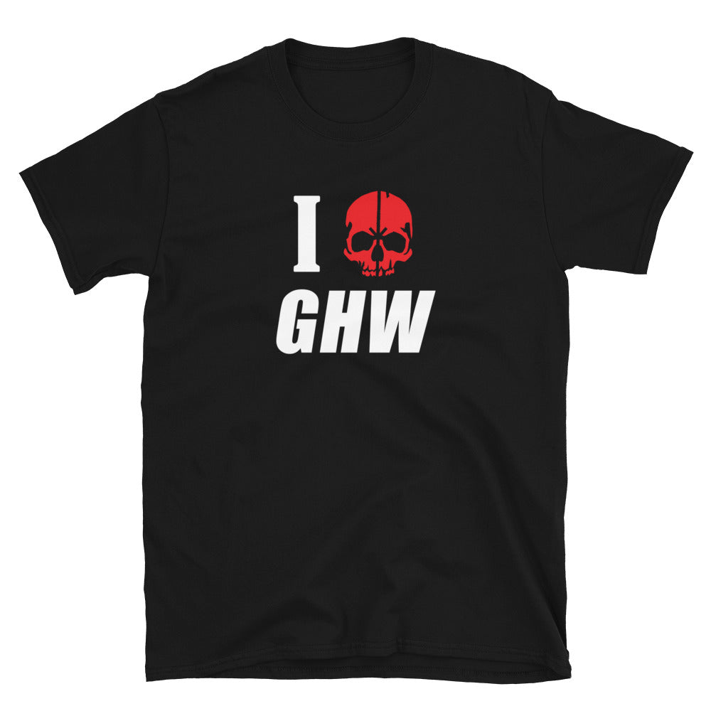 Unisex I Love GHW Shirt - Black – Ghost Hunt Weekends Store